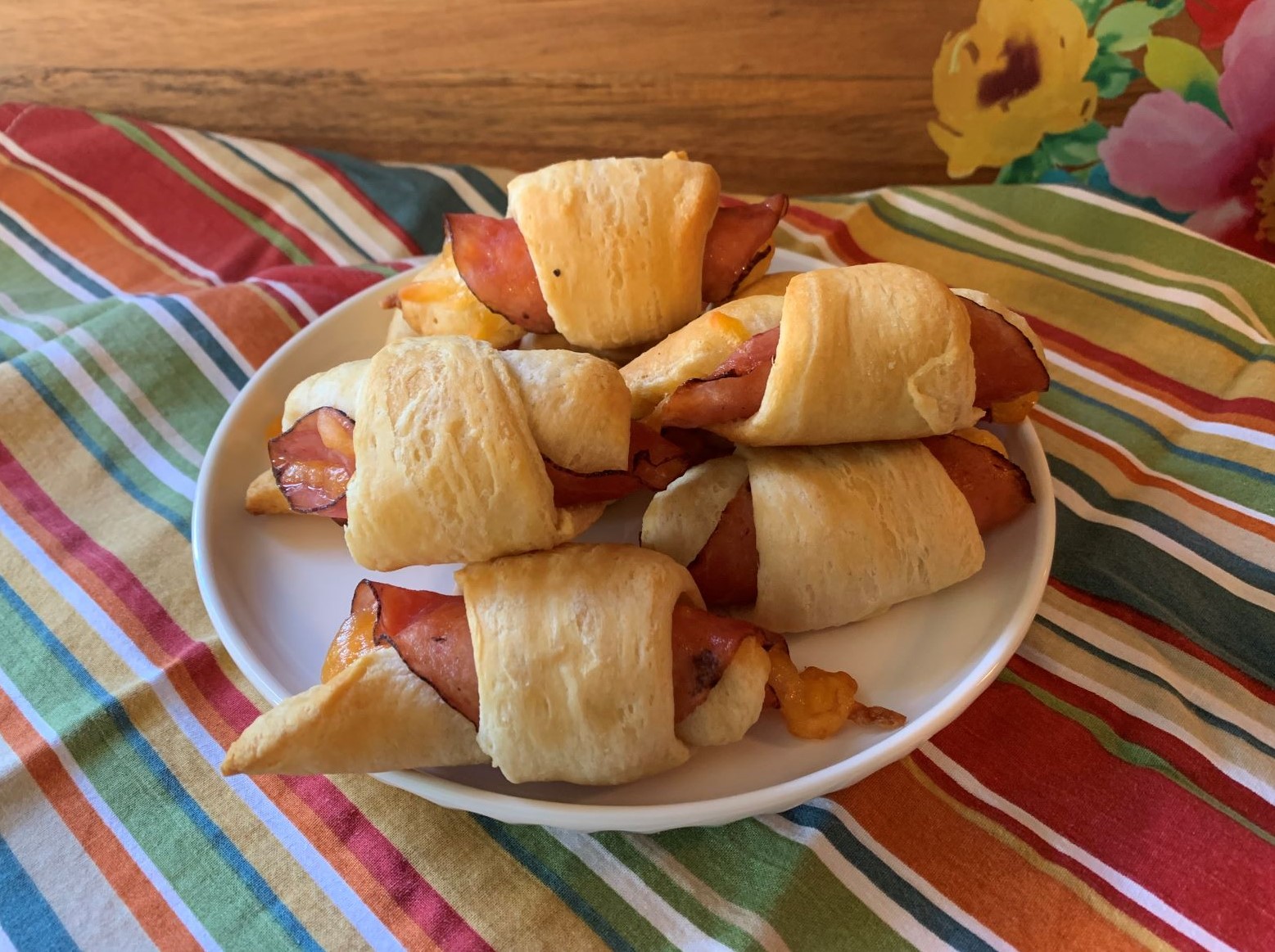 Ham and Cheese Crescent Rolls - Mom Feeds Five